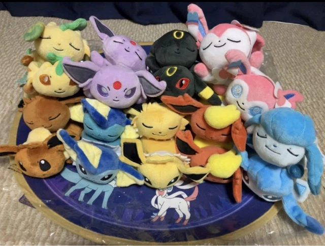 POKEMON EEVEE BUIZ Plush Toy Complete Set 18 Types Used from japan £410 ...