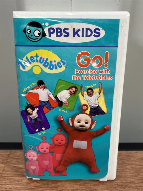 TELETUBBIES GO EXERCISE with Teletubbies VHS Video Tape PBS Kids RARE ...