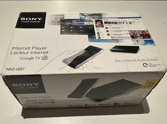 SONY NSZ-GS7 INTERNET Player with Google TV Bluetooth HDMI - EXCL PSU ...