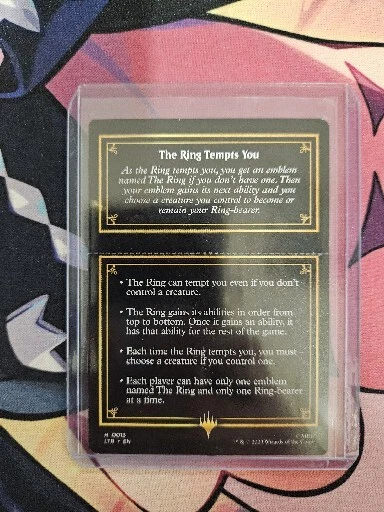 MTG: LORD OF the Rings The Ring Helper Card H 0013 Viko Menezes Artist ...