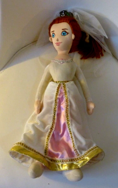 DREAMWORKS SHREK &HUMAN Fiona Bride" Plush Toy Rag Doll-2010-Singapore ...
