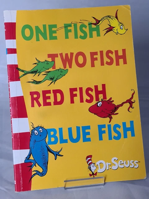 DR. SEUSS - Blue Back Book: One Fish, Two Fish, Red Fish, Blue Fish $8. ...