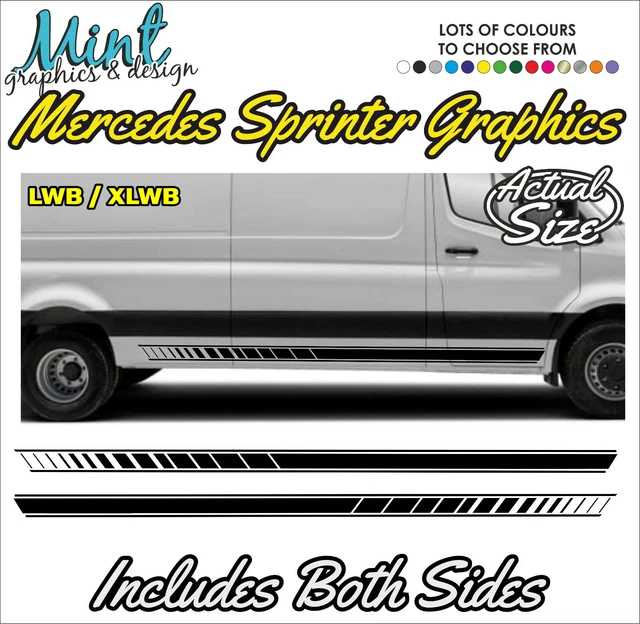 MERCEDES SPRINTER CAMPER Side Stripes Decals Stickers Van Graphics 003 ...