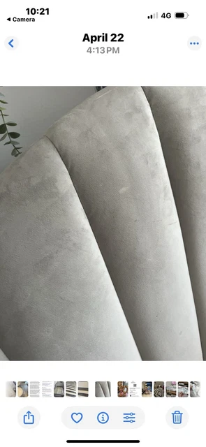 NEXT OTTOMAN BED Frame - Double Bed (Velvet Grey) £83.90 - PicClick UK