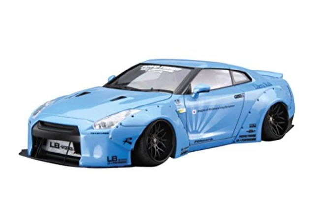 AOSHIMA 54024 LB-WORKS R35 Gt-R Ver.1 1/24 Maßstab Set F/S W/Tracking ...