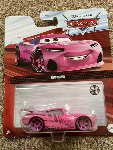DISNEY PIXAR CARS Pink Rich Mixon Rare Brand New Die-cast 1:64 Carded ...