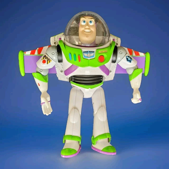 DISNEY PIXAR TOY Story Buzz Lightyear Light Sound Talking Figure 12 ...