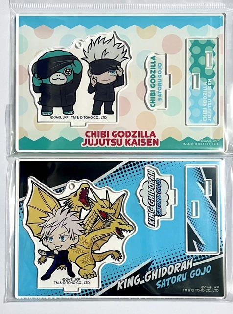 GODZILLA JUJUTSU KAISEN Marui Gojo Satoru Axta King Ghidorah Chibi ...