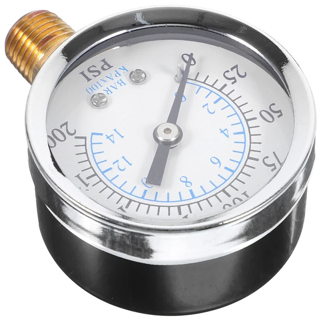 0-200 PSI 0-14 Bar Compressor Compressed Air Pressure Gauge NPT Pressure Gauge £12.99 - PicClick UK