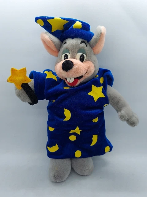 RARE ÉDITION LIMITÉE Chuck E Cheese WIZARD peluche farcie showbiz vintage 2003 EUR 44,78 ...
