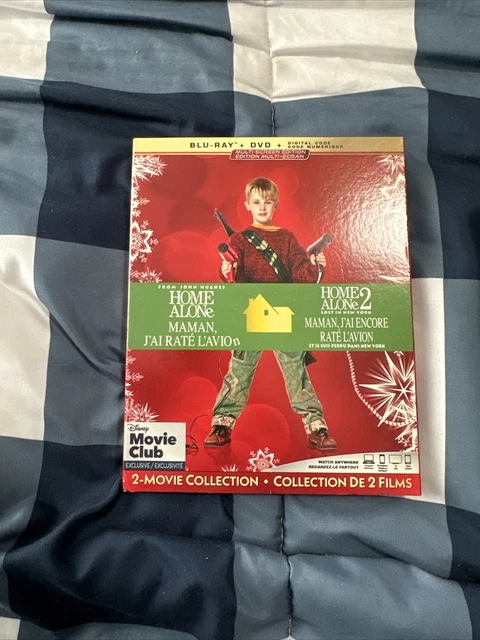 DISNEY HOME ALONE 1 & 2 2-Movie Collection Blu-ray & DVD DMC Exclusive ...