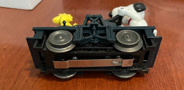 LIONEL HANDCAR SNOOPY and Woodstock Model Train O & O27 Gauge Accessory ...