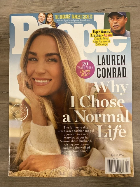 PEOPLE MAGAZINE April 13th 2026 Lauren Conrad ~ The Duggars' Darkest ...