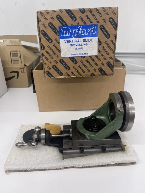 A MYFORD LATHE Vertical Slide Swiveling (20/250) £120.00 - PicClick UK