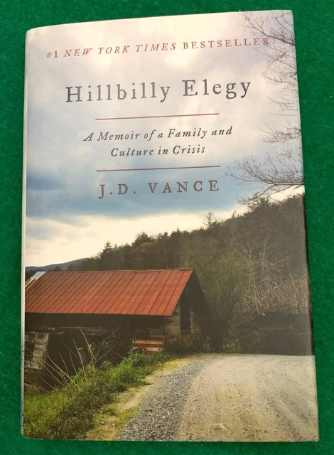 HILLBILLY ELEGY JD Vance - SIGNED & DATED - 1st Edition HC DJ 2016 ...