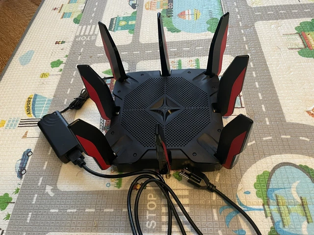 TP-LINK ARCHER AX11000 Next-Gen Tri-band 12 Stream Gaming Router Wifi 6 ...