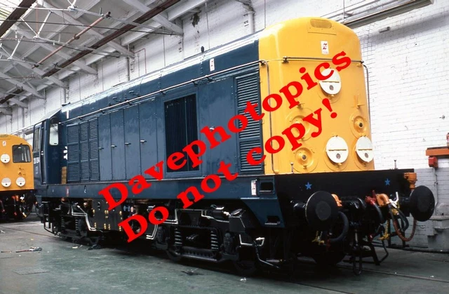 ORIGINAL 35MM Slide Railway Diesel /Steam 20094 @ Crewe Works Mar 1984 ...