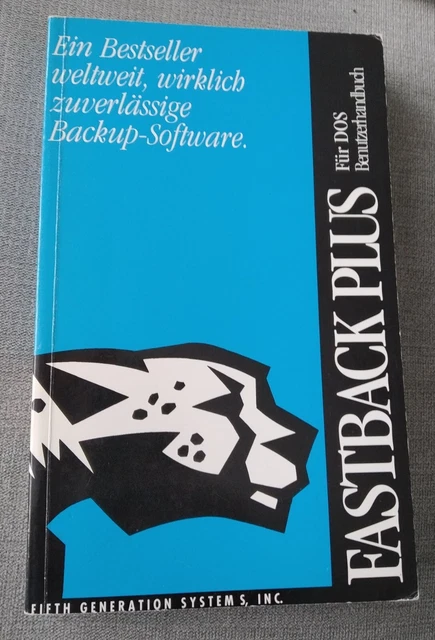 MANUALE FASTBACK PLUS per DOS di Fifth Generation Systems 1993 EUR 4,99 - PicClick IT