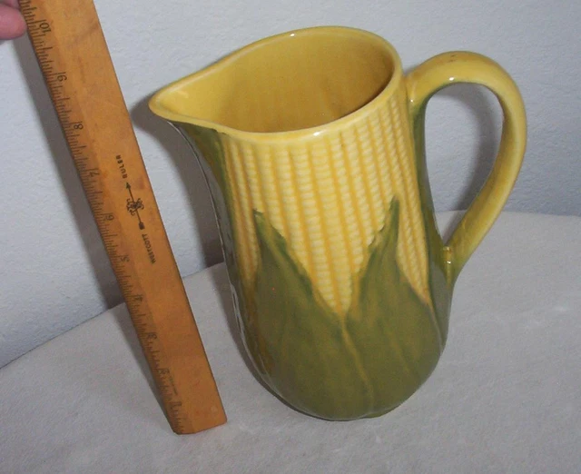 VINTAGE USA U.S.A American Bisque Pottery Pitcher $24.99 - PicClick