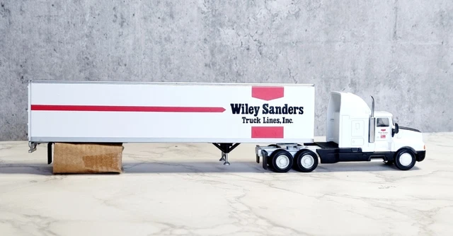 PEM M70506 1:64 Scale Wiley Sanders Kenworth T600 Semi w/ Dry Van ...