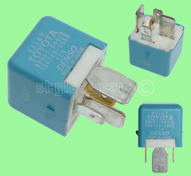 GENUINE TOYOTA & Lexus 5-Pin Multi-Use Blue Relay 90987-04010 Denso ...