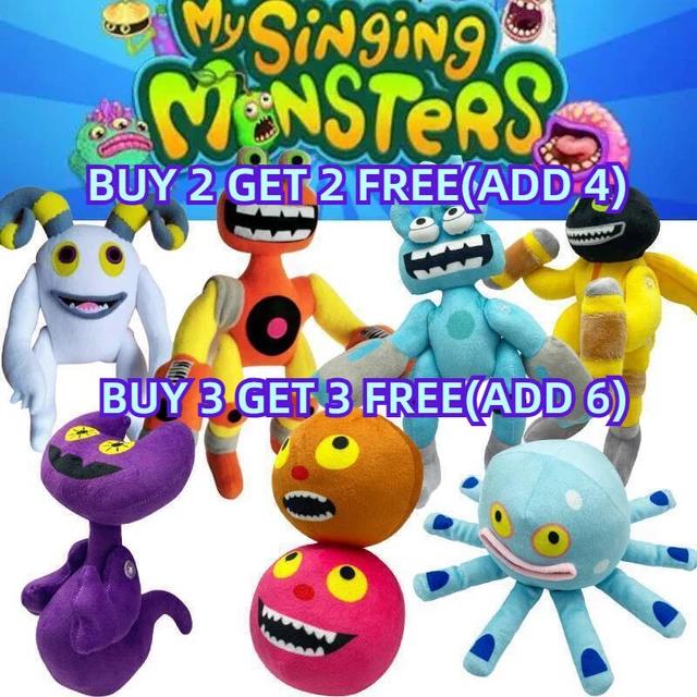 FURCORN & MAW Plush Set | My Singing Monsters Collectible Dolls | Fast ...
