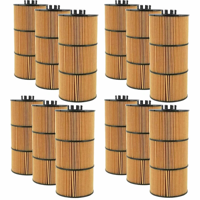 FOR DETROIT DIESEL Oil Filter Kit 12 Pack A4731800909 DD13 DD15 DD16 ...