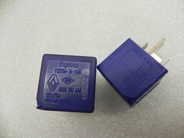 RENAULT MEGANE III Relais Relay Sicherung 8200337666 V23136-J4-X60 EUR ...