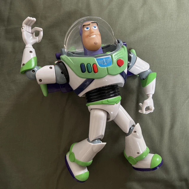 BUZZ LIGHTYEAR 12 inch Talking Action Figure Vintage Toy Story Disney ...