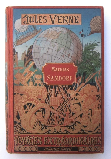 VERNE JULES. MATHIAS Sandorf (1900) Cartonnage Hetzel. 111 dessins de ...