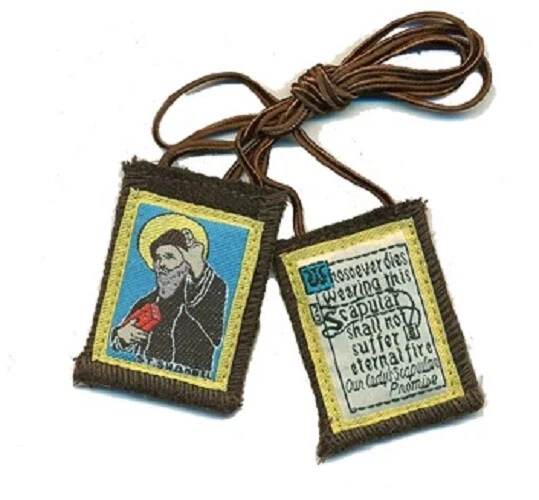 SAINT CHARBEL MAKHLOUF Brown Scapular by Rose Scapular Corp $26.95 ...