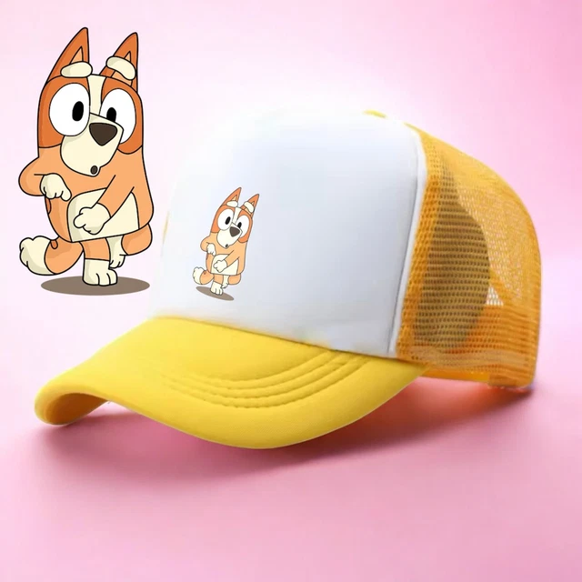 BINGO DESIGN CAP Bluey series Boys and Girls | Kids Trucker Hat with ...