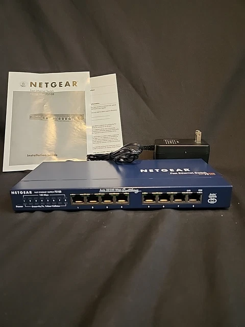NETGEAR PROSAFE (FS108) 8-Ports External Switch $5.00 - PicClick