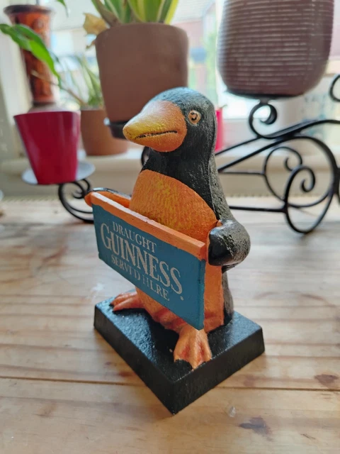 RARE ORIGINAL CAST Iron 'Shannon' Draught Guinness Display Pub Figure £ ...