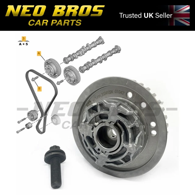 OE INTAKE CAMSHAFT Vanos Timing Gear Peugeot 5008 1.2 EB2ADT 1623162880 ...