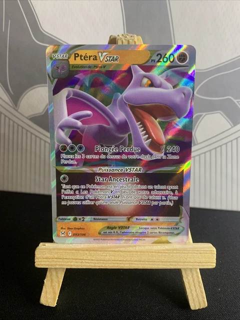 CARTE POKÉMON PTERA Vstar 093/196 Origine Perdue Eb11 FR NEUF EUR 4,00 ...