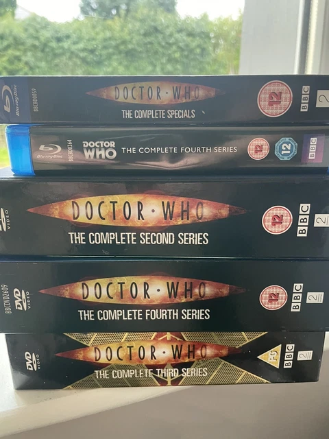 DR WHO DVD BUNDLE BLU-RAY SERIES 2 3 4 Specials BBC David 10th Doctor ...