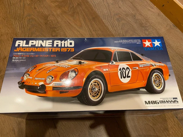 TAMIYA RC 58708 Alpine A110 Jaeger (M-06) 1:10 RC Assembly Kit +ESC £ ...