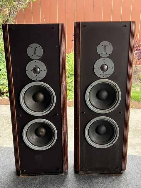 INFINITY RS IIIB Floor Speakers - Solid Oak Cabinet $600.00 - PicClick