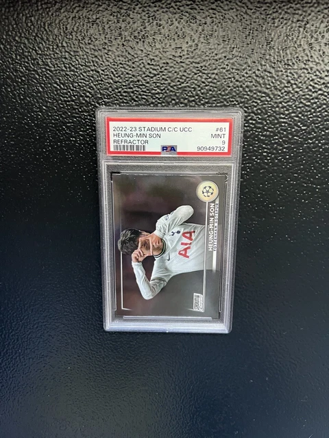2022-23 TOPPS STADIUM Club chrome UCC Heung-Min Son réfracteur #61 PSA 9 MT look ! EUR 35,38 ...