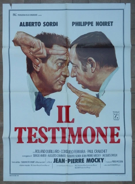 IL TESTIMONE MANIFESTO cinematografico originale 2F EUR 6,30 - PicClick IT