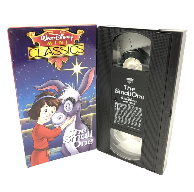 THE SMALL ONE VHS Tape Rare Walt Disney 70's Animated Mini Christmas ...