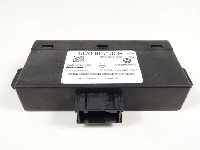 VW POLO 6C control unit electronic damper control chassis 6C0907359 ...