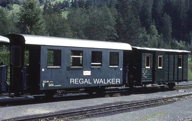 ORIGINAL 35MM OBB Austria Austrian Railway Slide - Carriages At Krimml ...