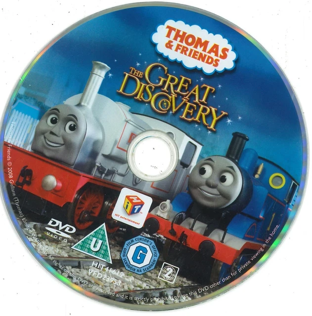THOMAS & FRIENDS: The Great Discovery (2008) DVD, Disc Only, Pierce ...