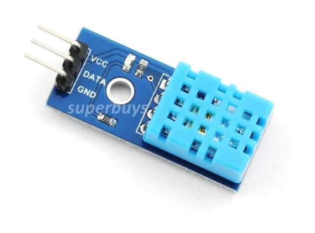 DHT11 HUMIDITY SENSOR Digital Temperature Relative Probe DHT-11 Module ...