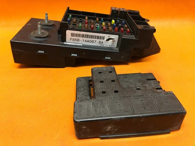 98 FORD F150 F250 TRUCK INTERIOR DASH FUSEBOX FUSE BOX RELAY F85B ...