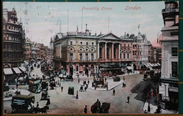 ANCIENNE CARTE POSTALE 1907 London Piccadilly Circus The London ...