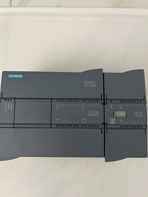 SIEMENS SIMATIC S7-1200 PLC Compact CPU With SM1223 DC/RLY $250.00 ...