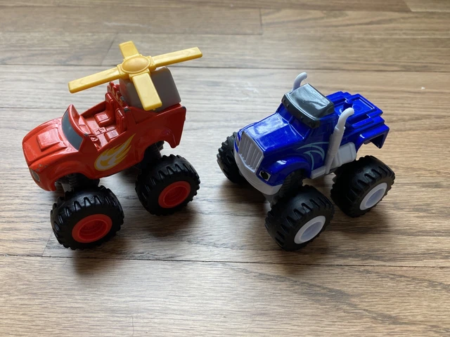 BLAZE AND THE Monster Machines Blaze Turbo Launcher Wrecking Crane ...